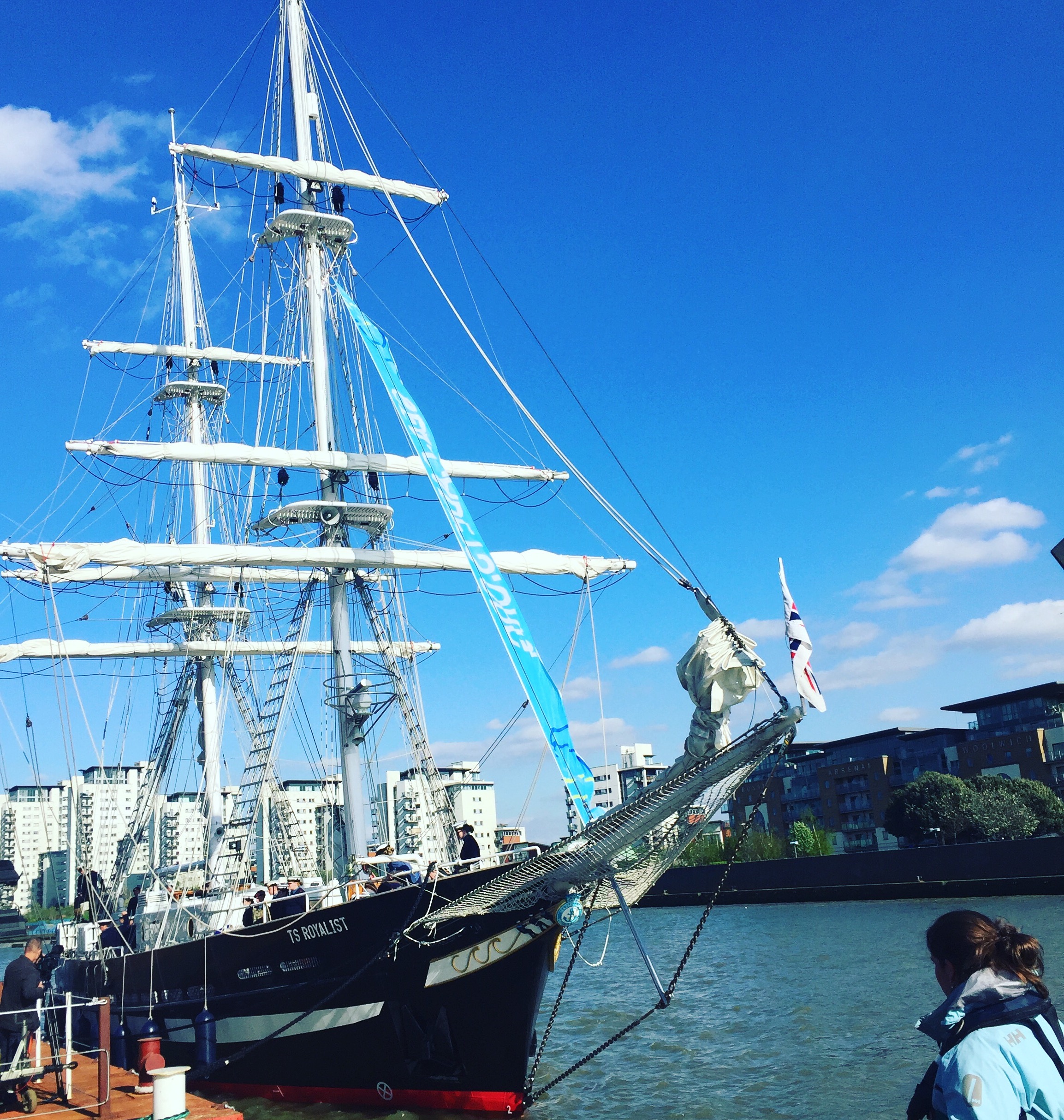 TS ROYALIST ARRIVES IN WOOLWICH FOR TALL SHIPS - Sea Cadets