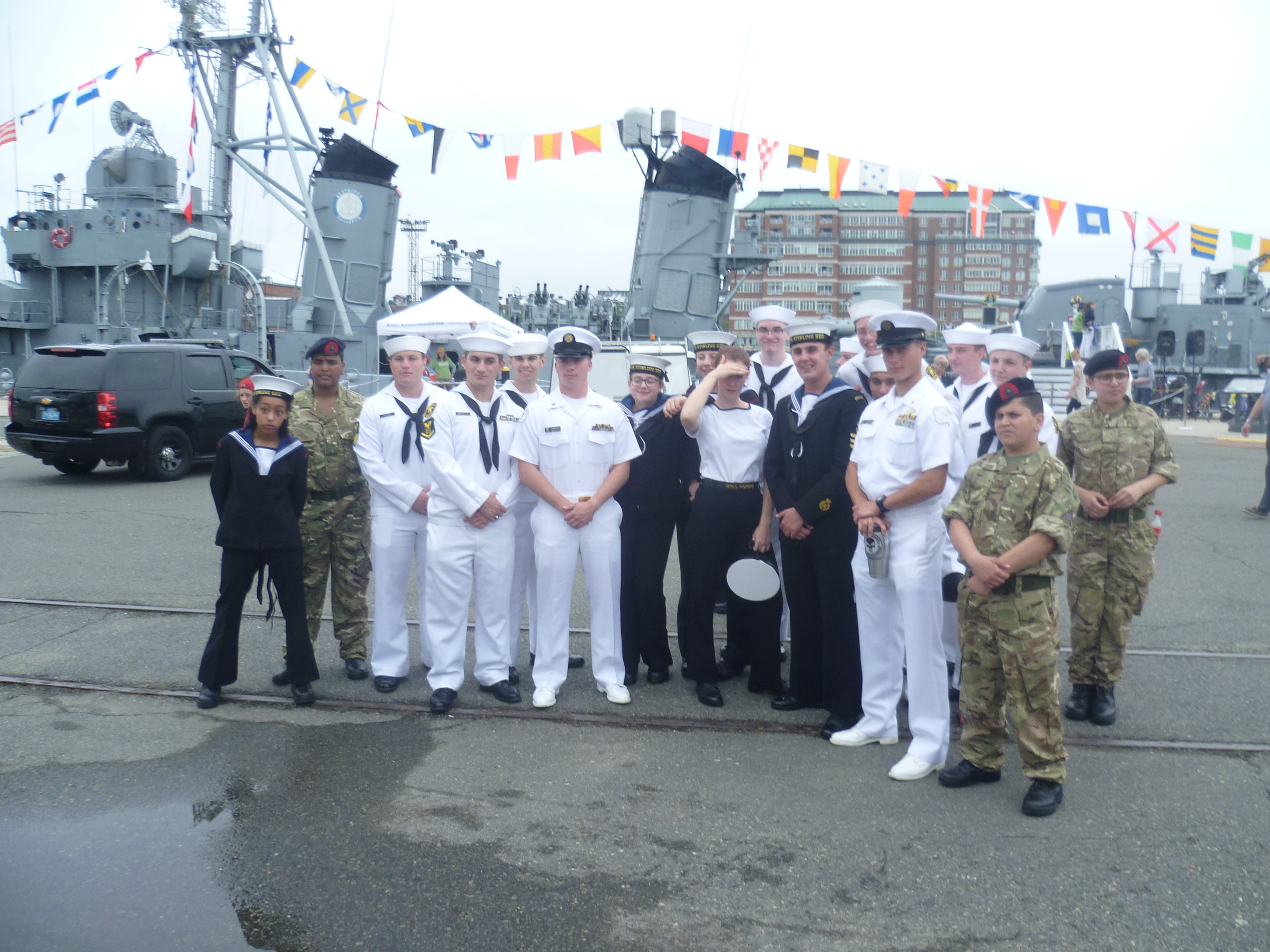 CADETS RETURN FROM USA - Sea Cadets