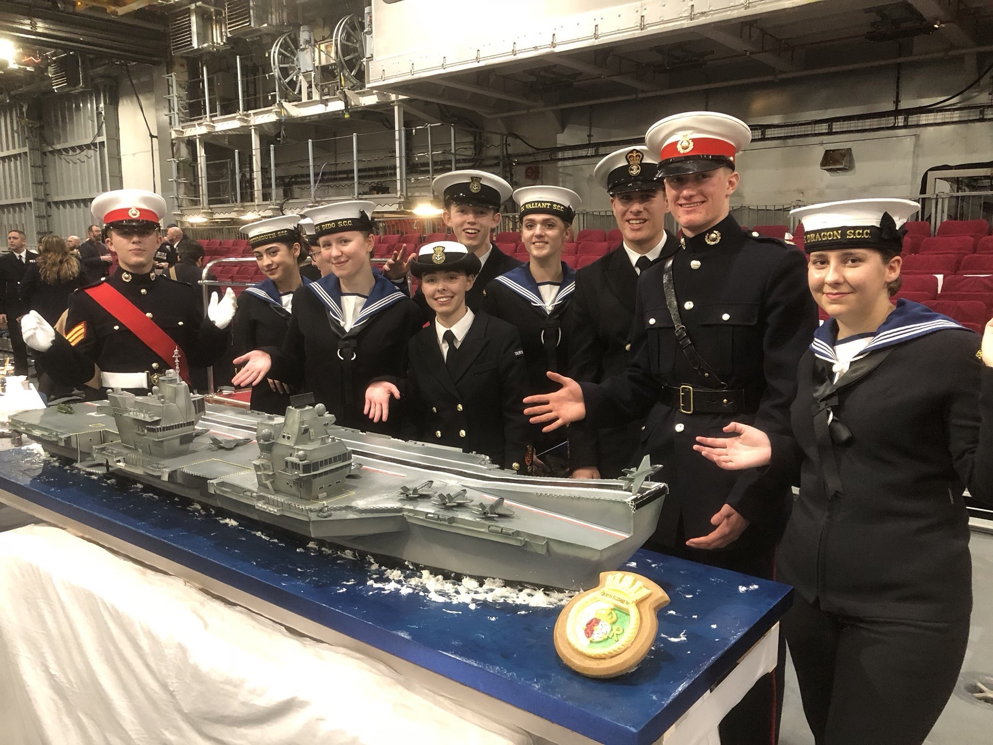 CADETS ATTEND COMMISSIONING OF HMS QUEEN ELIZABETH - Sea Cadets